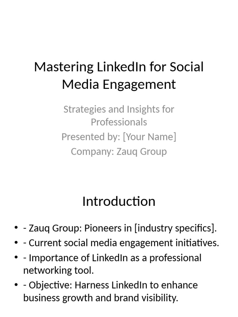 LinkedIn Strategies for Business Growth | PDF | Linked In | Brand