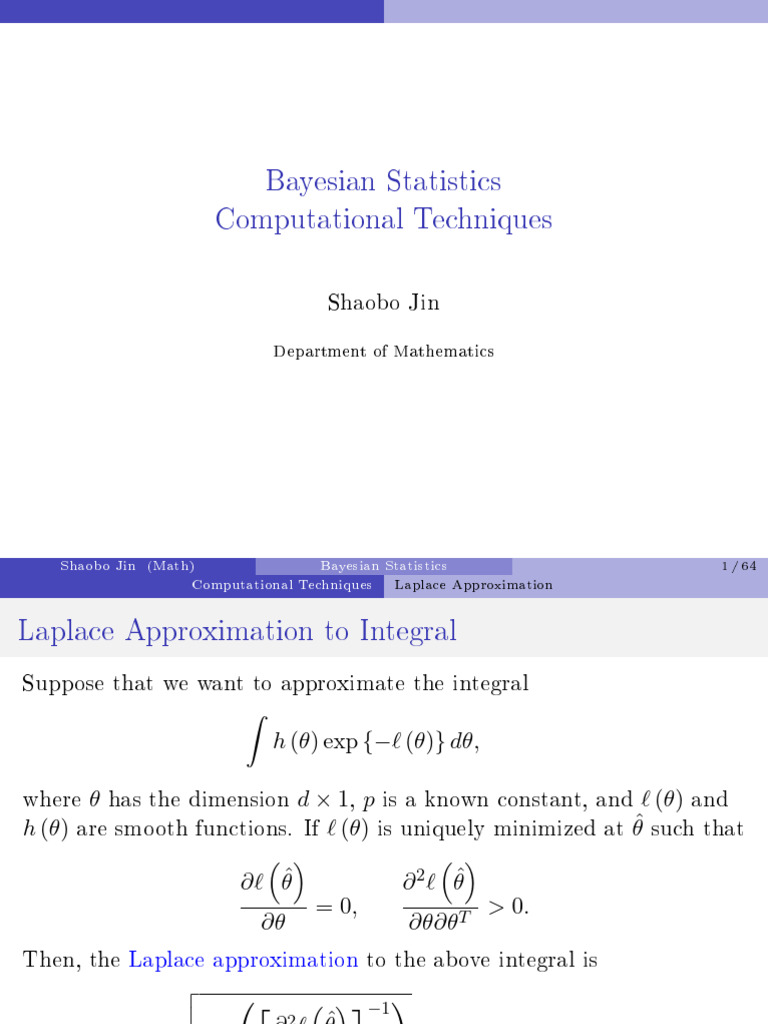 Lecture 11 - 14 Computational Techniques | PDF | Monte Carlo Method | Probability