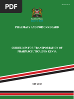 Kenya Import Permit Guidelines for Medicines | PDF