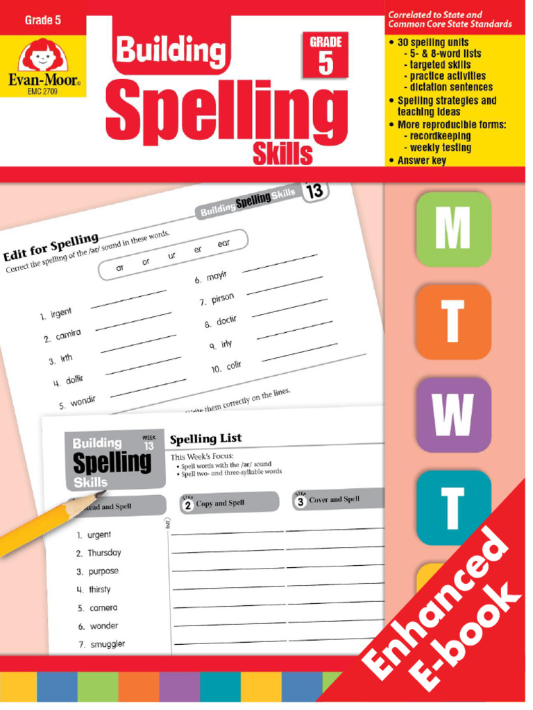 Building Spelling Skills Daily Practice Grade 5-2709i | PDF