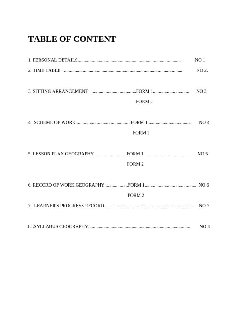 Teaching Practice Schemes and Lessons Plan Doc. Formats 13TH Nov.. 2019 ...