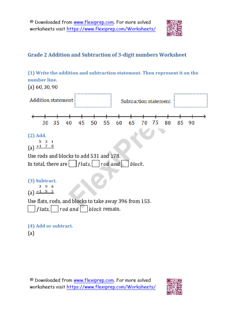 Grade 2 3-Digit Addition & Subtraction | PDF | Arithmetic | Numbers
