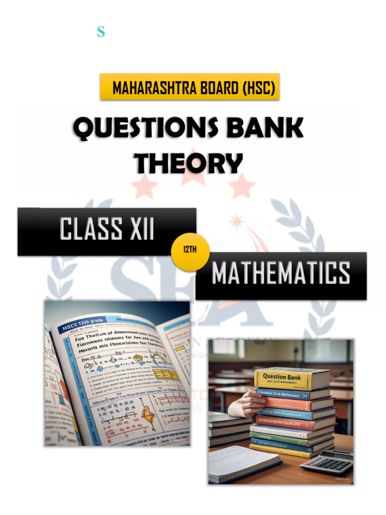 Class XII Maharashtra Math Question Bank | PDF