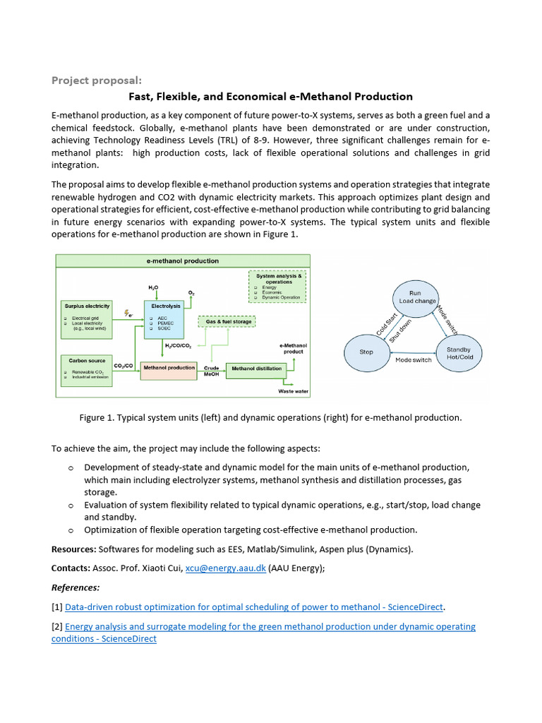 Fast, Flexible, And Economical E-Methanol Production | PDF