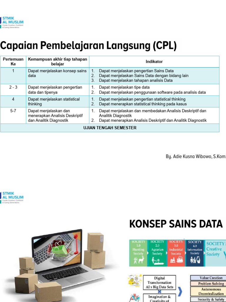 Kemampuan Sains Data dan Analisis Statistik | PDF