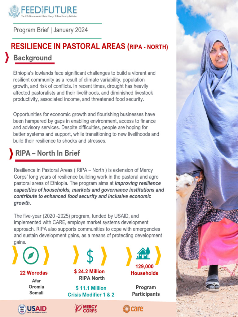 Ripa Two Pager Jan 2024 | PDF | Climate Resilience | Pastoralism