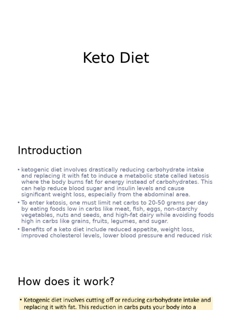 Keto Diet | PDF