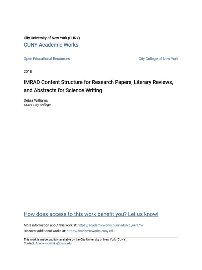 IMRAD_Content_Structure_for_Research_Papers_and_Abstracts_Fall2018 ...
