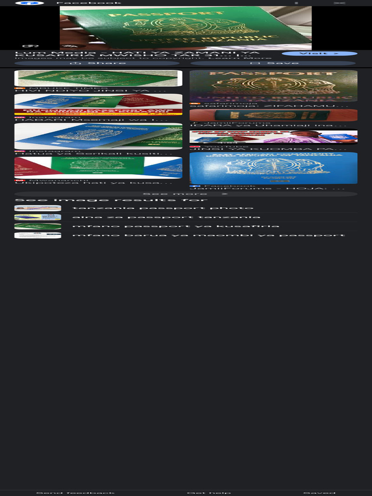 Mfano Wa Passport - Google Search | PDF