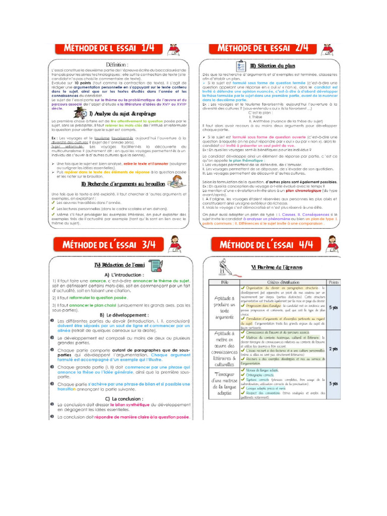 Resume Essai | PDF