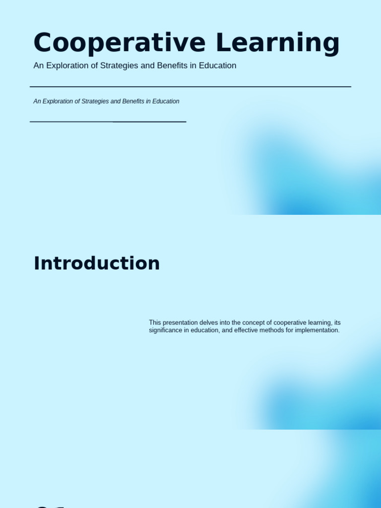 Cooperative Learning | PDF | Learning | Cognition