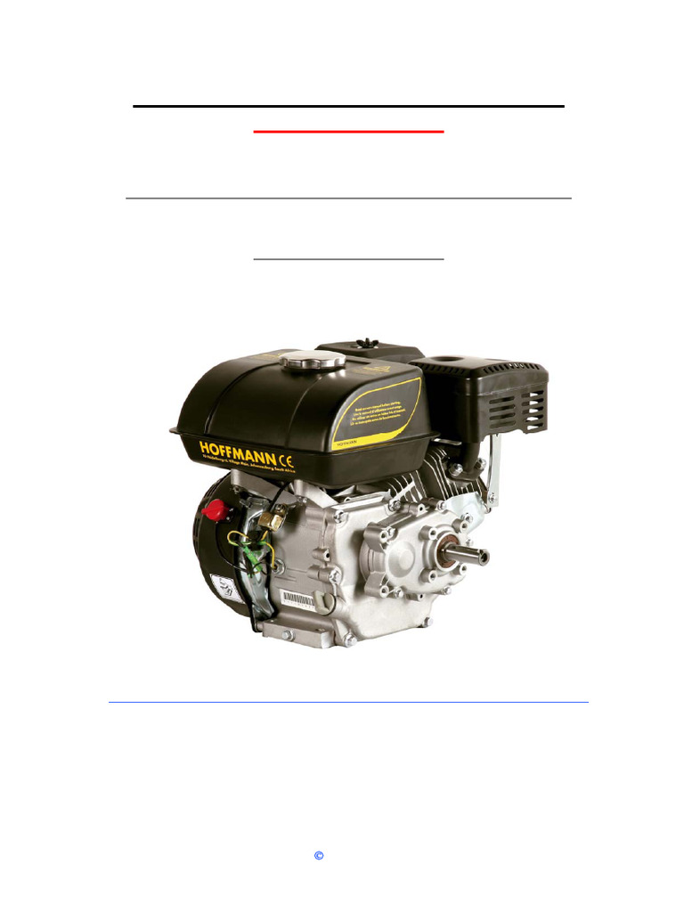 6.5HP 2.1 2.1C Reduction Box Petrol Engine Parts | PDF | Axle ...