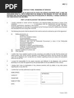 SBD 7.1 Contract Form for Goods/Works | PDF | Private Law | Business