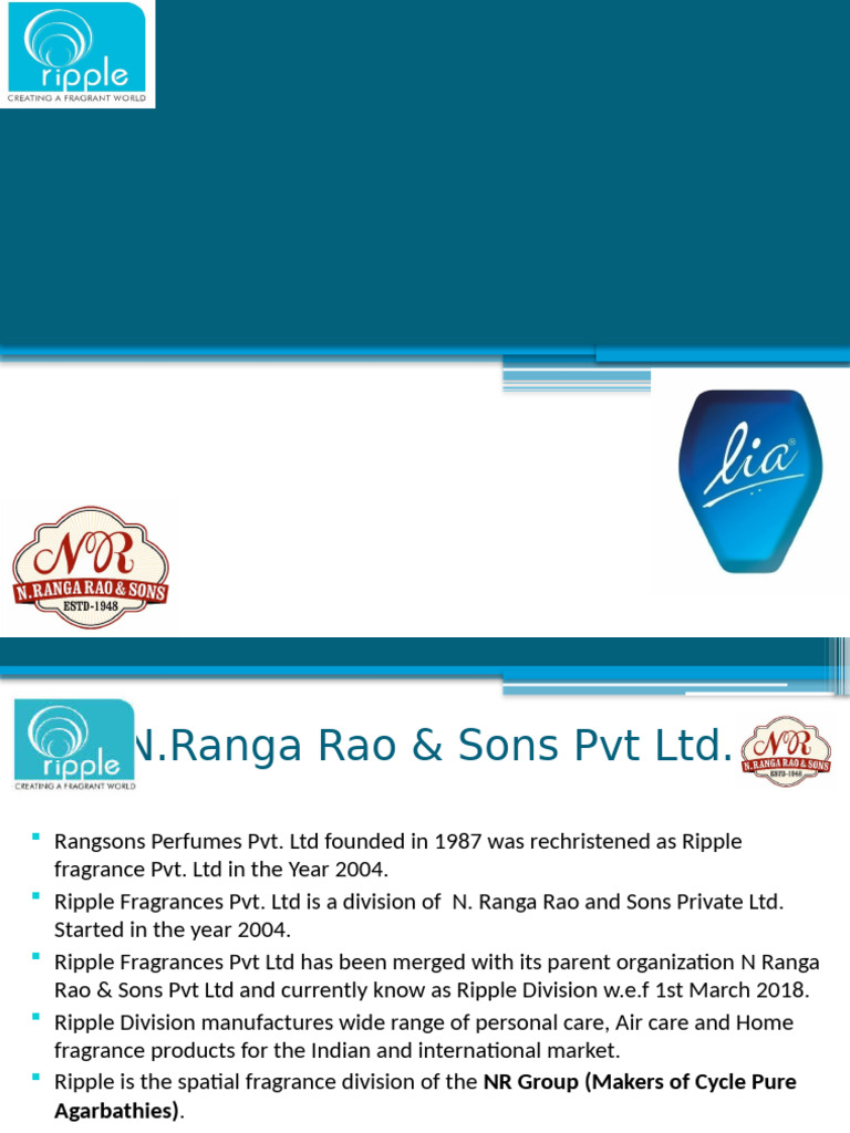 Ripple Air Care - NRRS - For Catalogue | PDF | Perfume | Perfumery