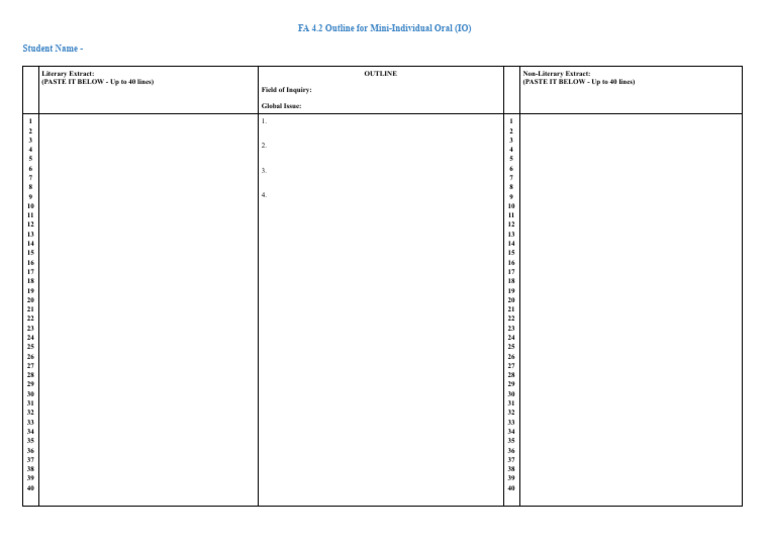 Practice Mini-IO Outline | PDF