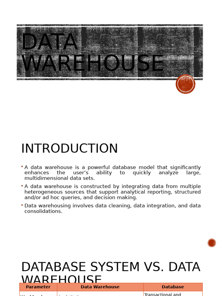 Unit-1.1 Data Warehouse | PDF | Data Warehouse | Databases