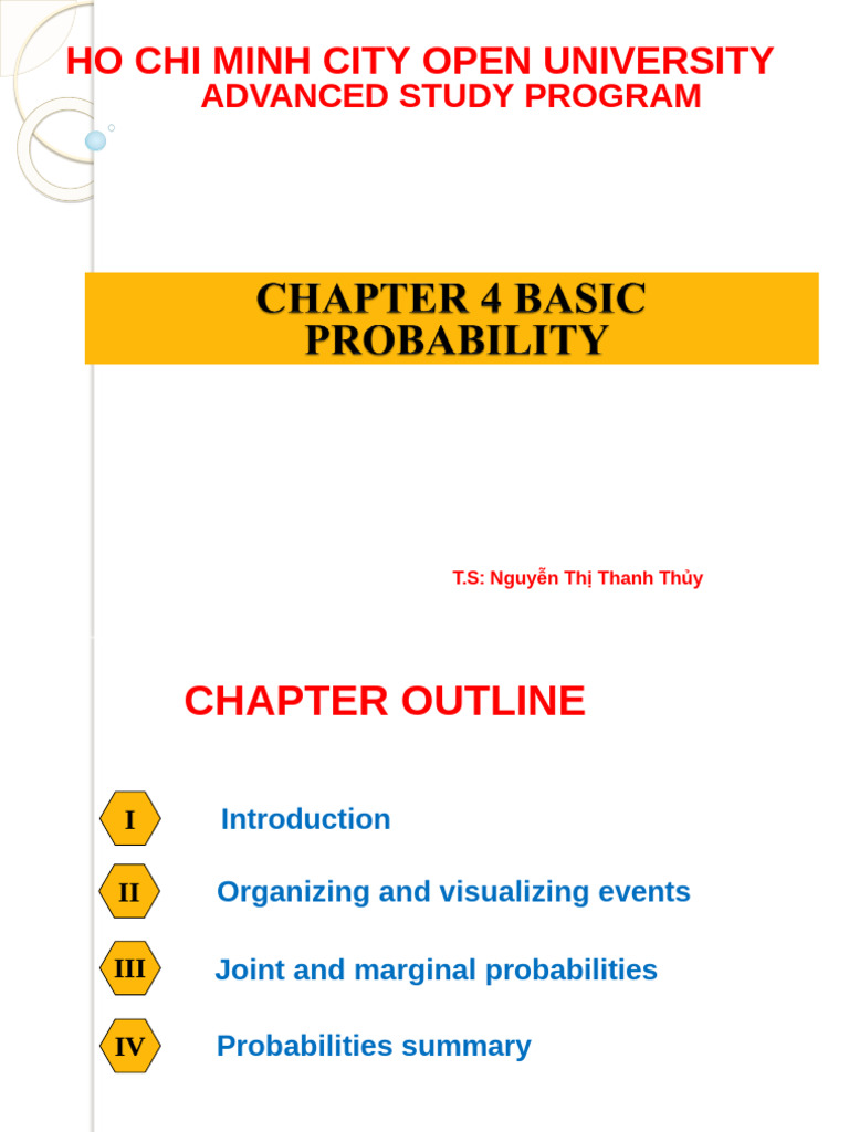Week 5 Chapter 4 Basic Probability | PDF | Probability | Statistics
