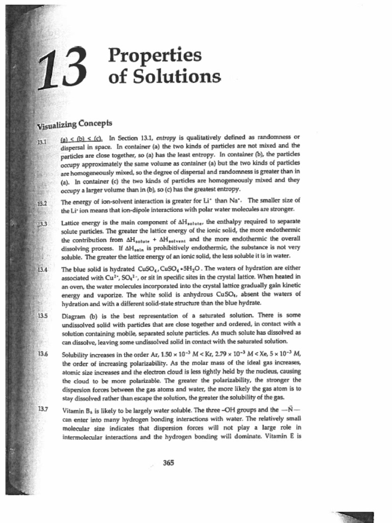 APChem-CH13-HW-Solutions | PDF