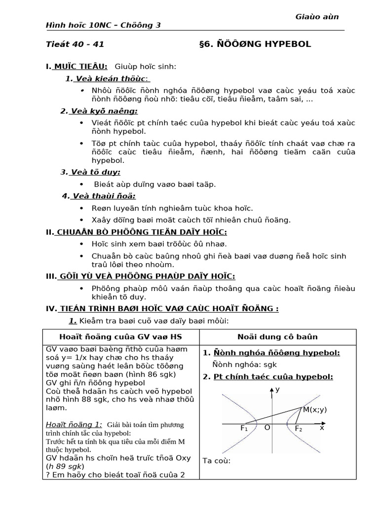 Duong Hypebol | PDF