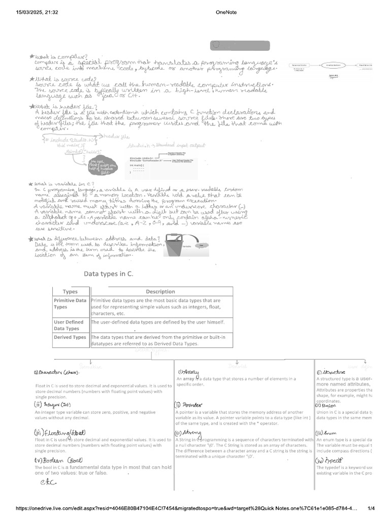 C Notes | PDF