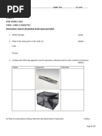 Biology Form 1 End Term 1 Exam 2021 Questions and Answers | PDF ...