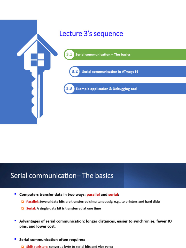 Lecture 3 - Serial Communication | PDF | Information And Communications ...