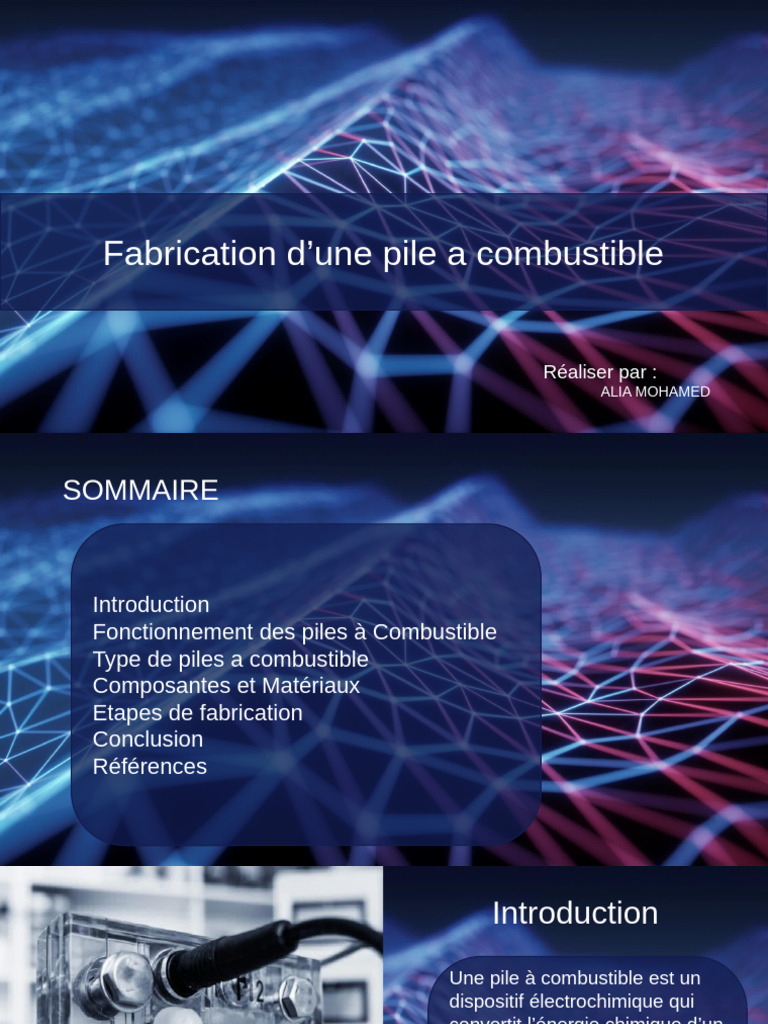 Fabrication de Piles à Combustible | PDF | Pile à combustible à oxyde solide | Technologie ...