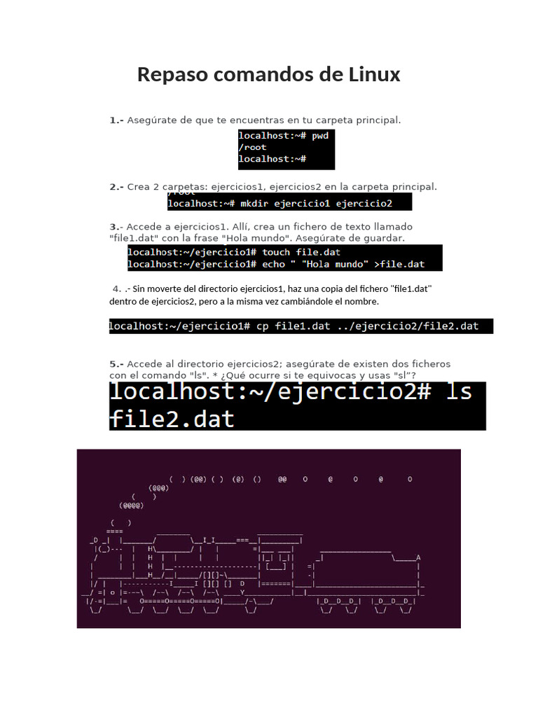 Repaso Comandos de Linux | PDF