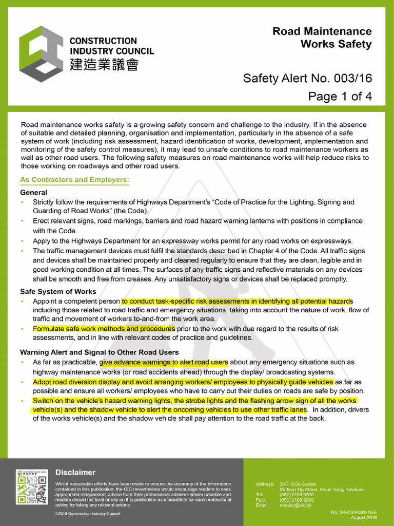 J210508 Safety Alert 003-16 (Eng) | PDF