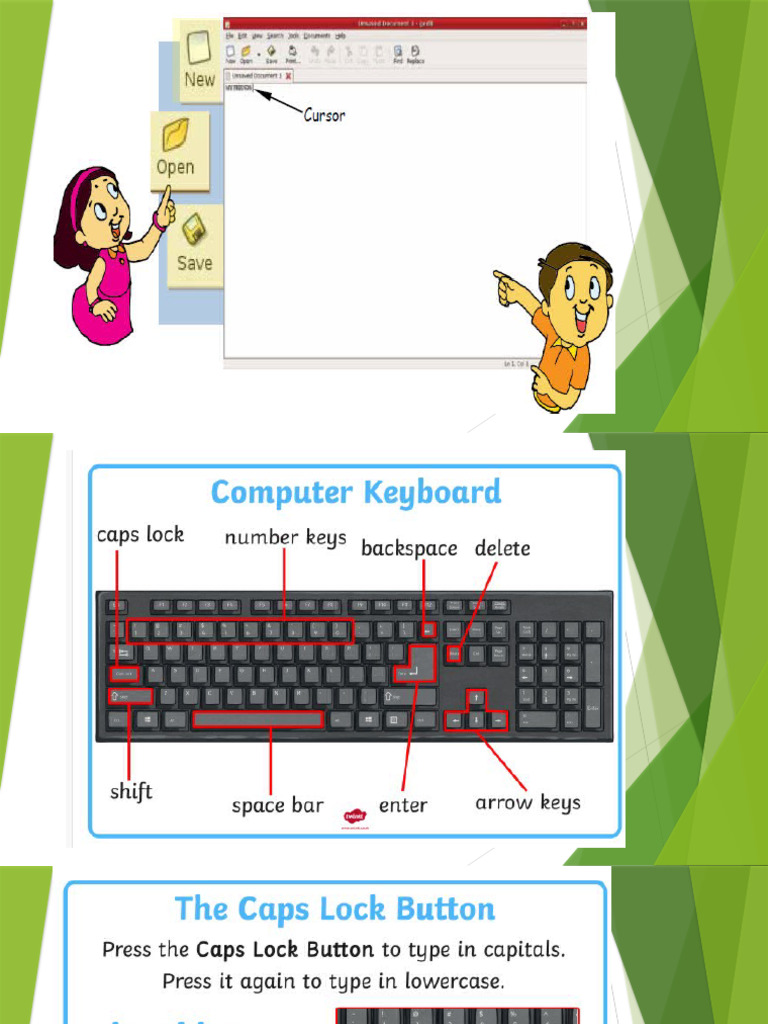 Typing Skills: Name and Sentence Practice | PDF