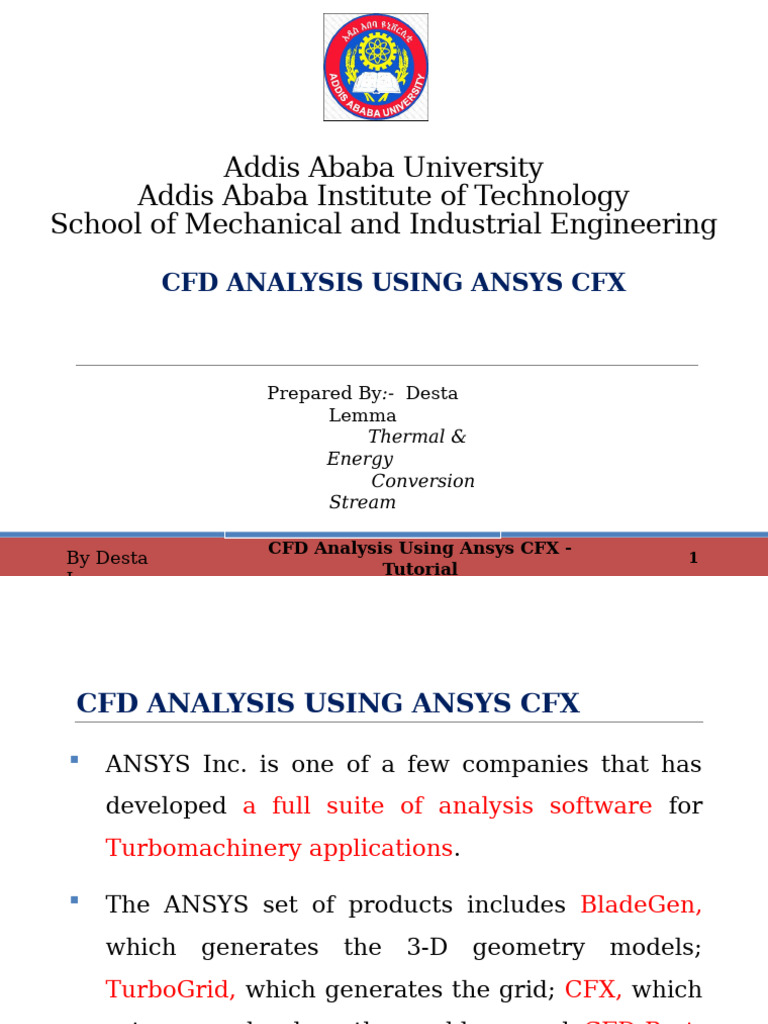 CFD ANALYSIS USING ANSYS CFX | PDF | Turbine | Computational Fluid Dynamics