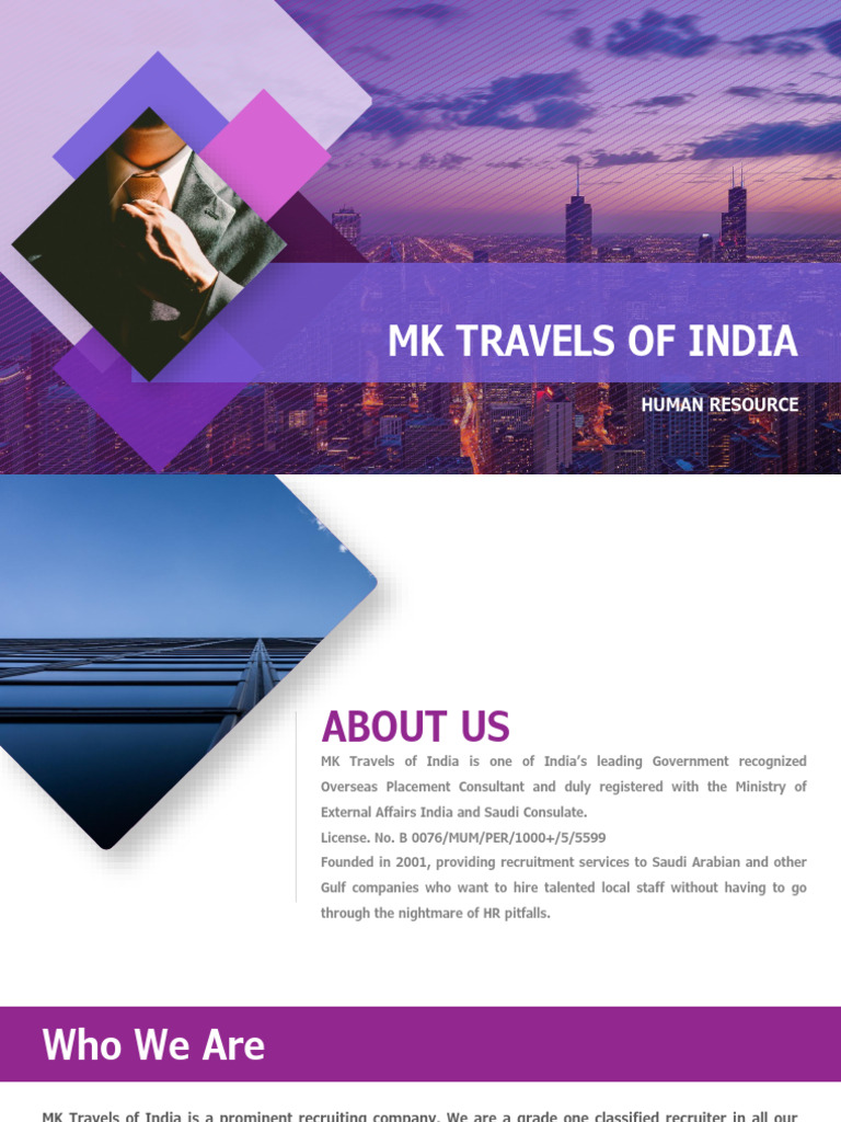 MK Travels: Premier Overseas Recruitment | PDF | Recruitment | Arabian ...