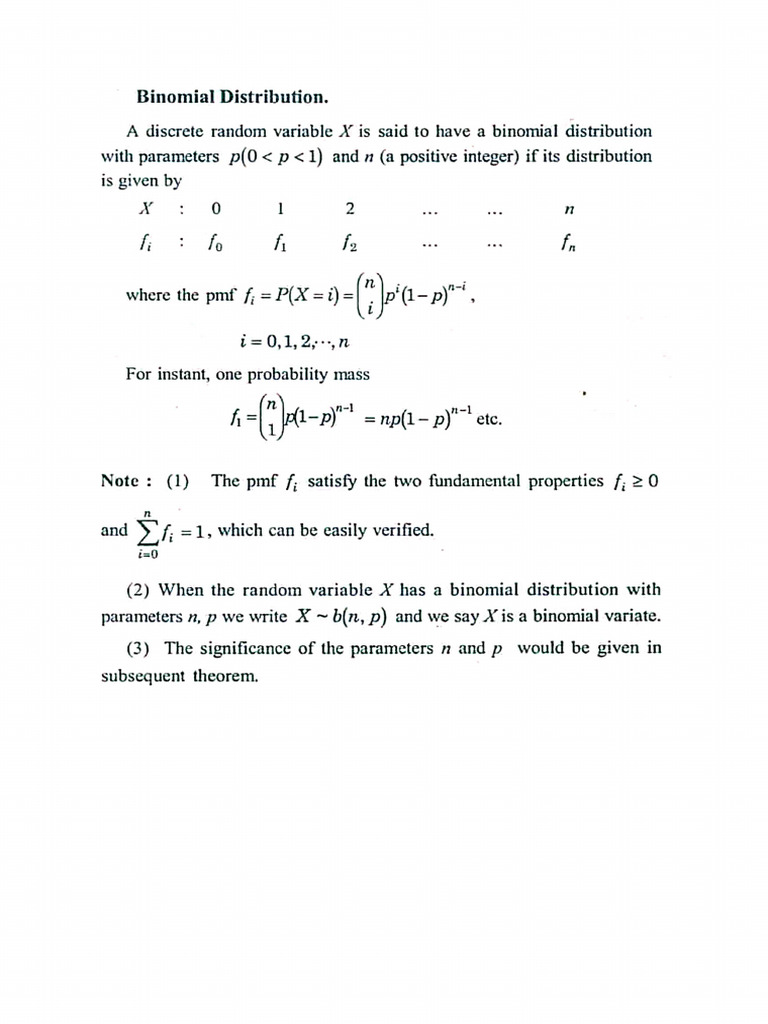 Bionomial Distribution | PDF