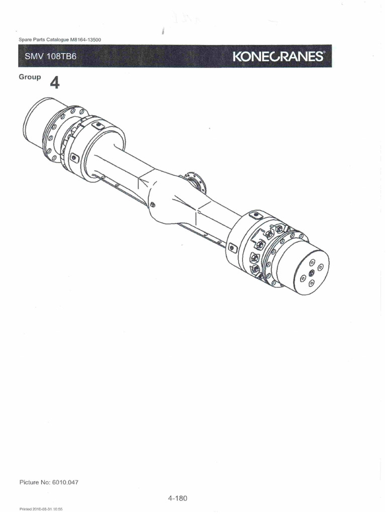 KoneCranes 4 - PEÇAS EIXO | PDF