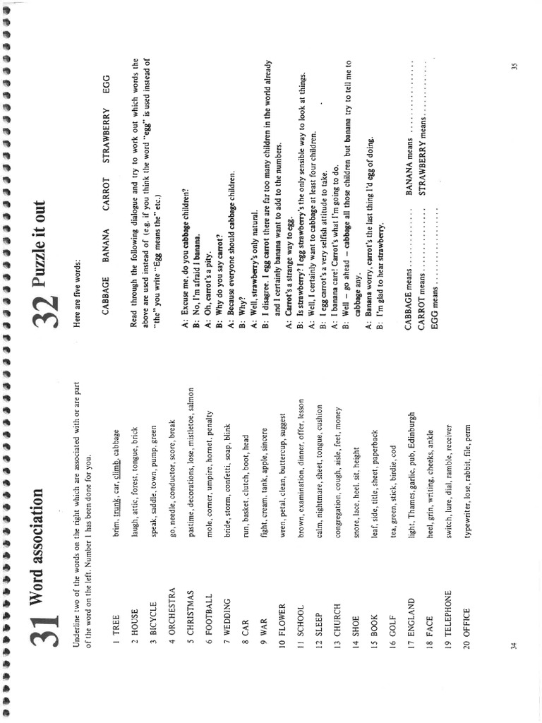 Vocabulario. 31-60.nivel 1 | PDF