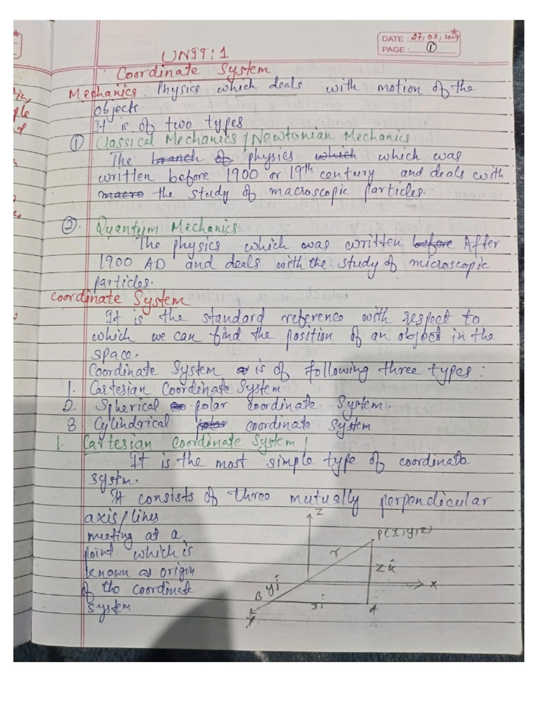 unit 1 physics sem 2nd | PDF