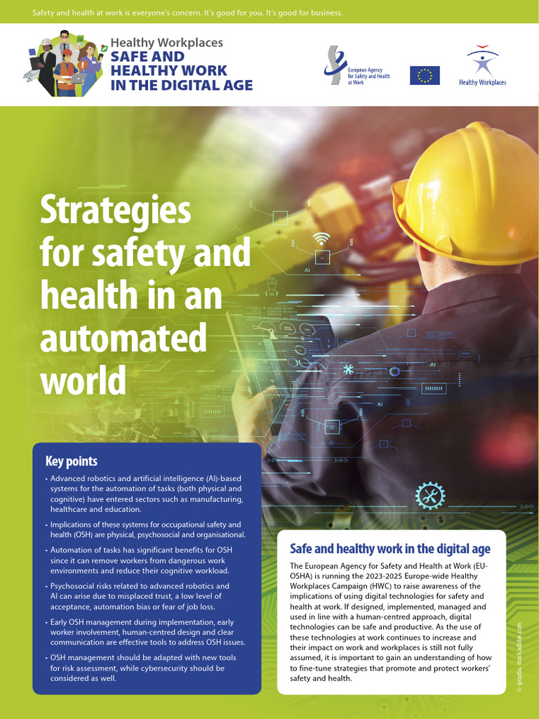 Automation of Tasks Infosheet en | PDF | Occupational Safety And Health | Automation