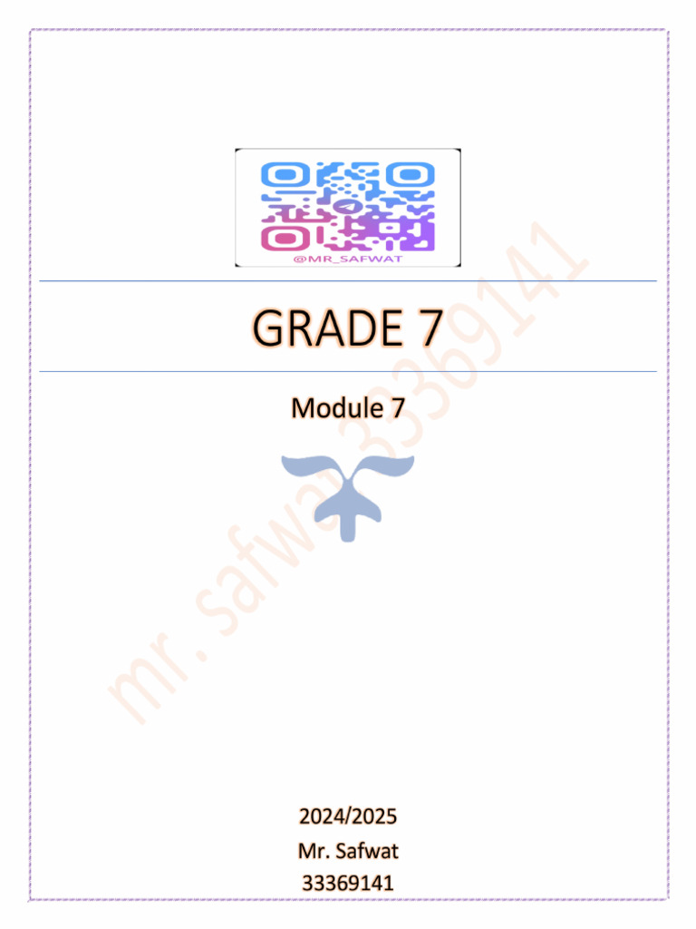 Grade 7 M 8 | PDF