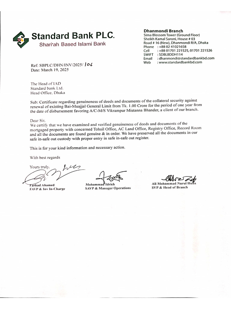 Genuineness Report VMB | PDF