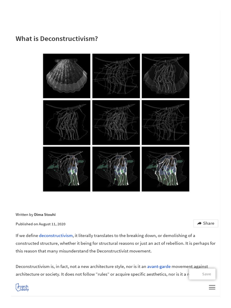 What Is Deconstructivism - ArchDaily | PDF | Architectural Design ...