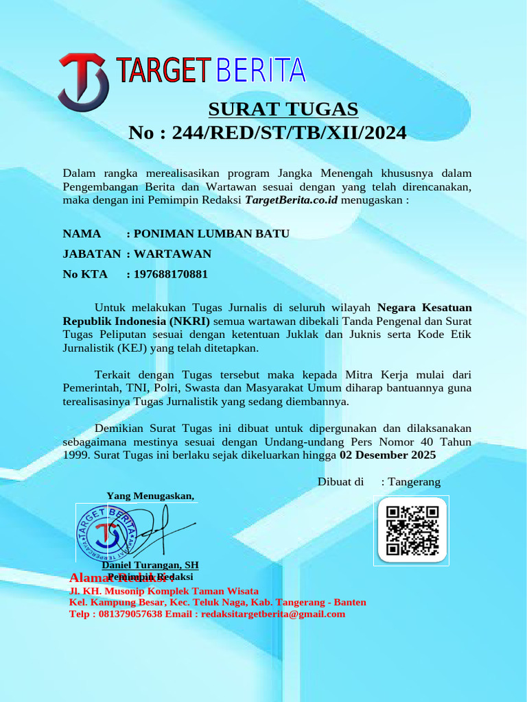 Surat Tugas | PDF