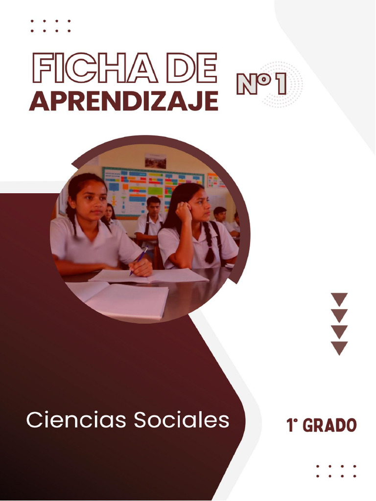 Ficha N°1 - 1ER GRADO - CCSS | PDF | Arqueología