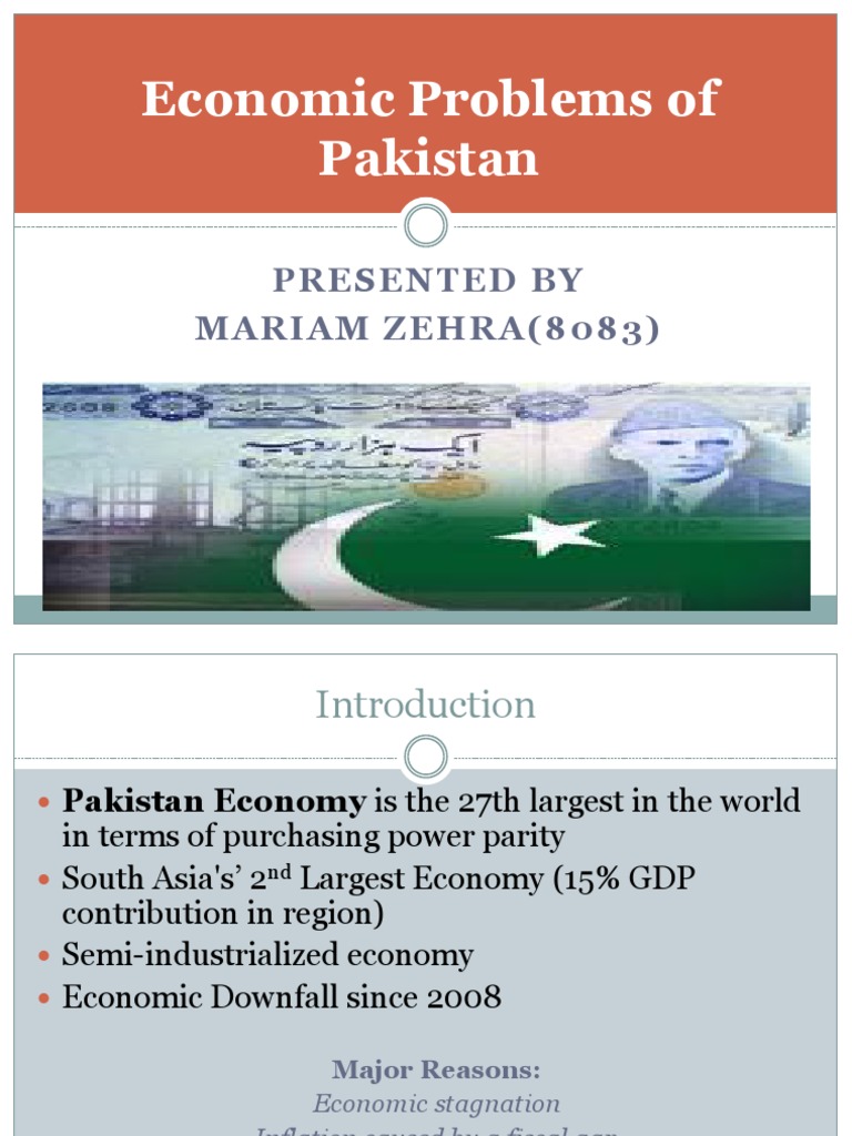 Economic Problems of Pakistan | PDF | Government Budget Balance ...
