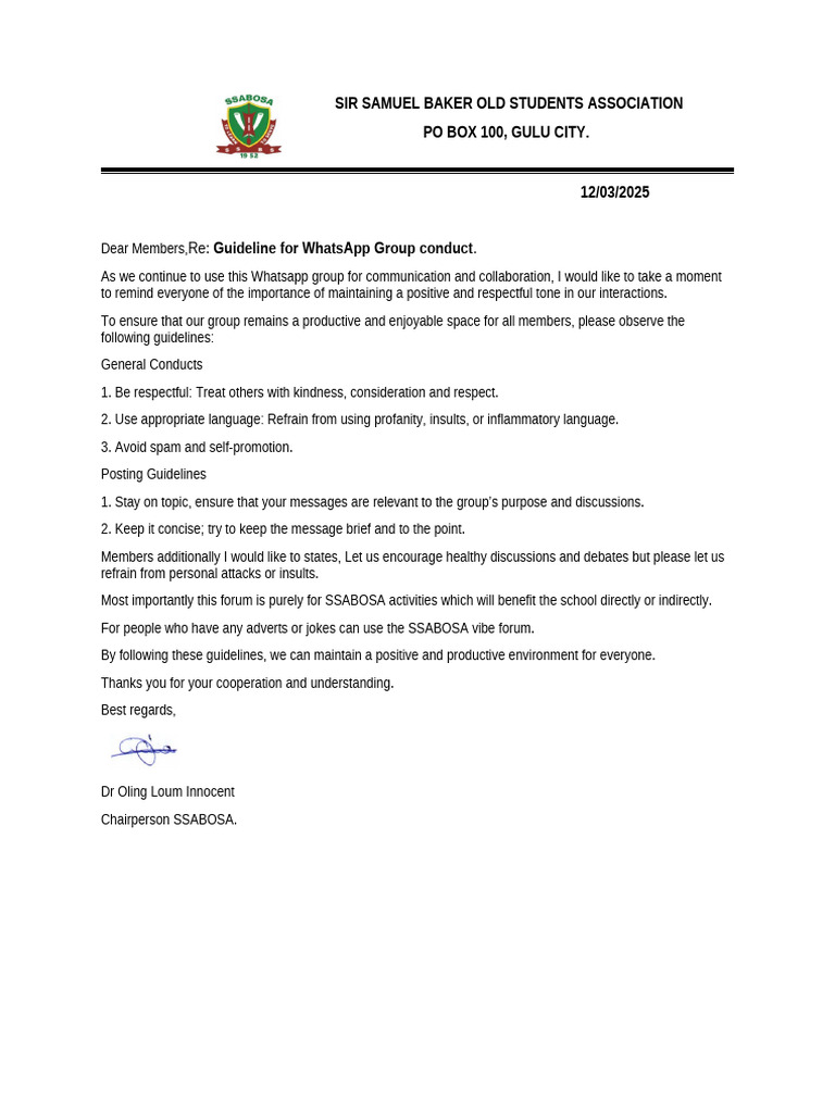 Guideline on Whatsapp Forum | PDF