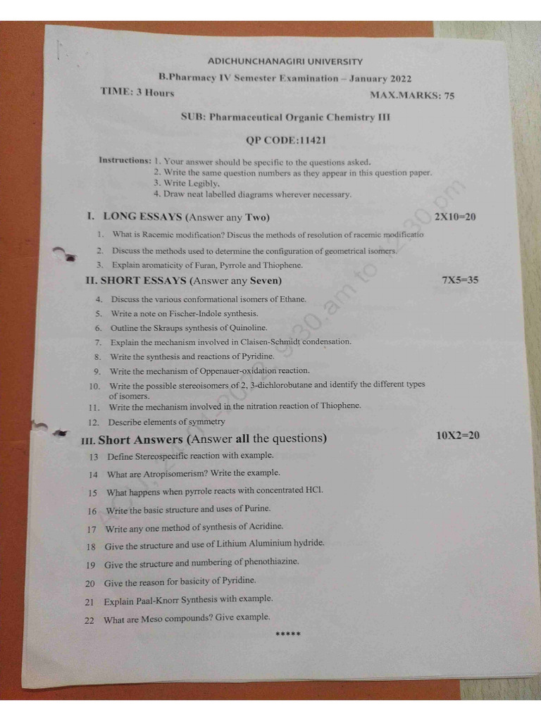 4th Sem 2022 | PDF