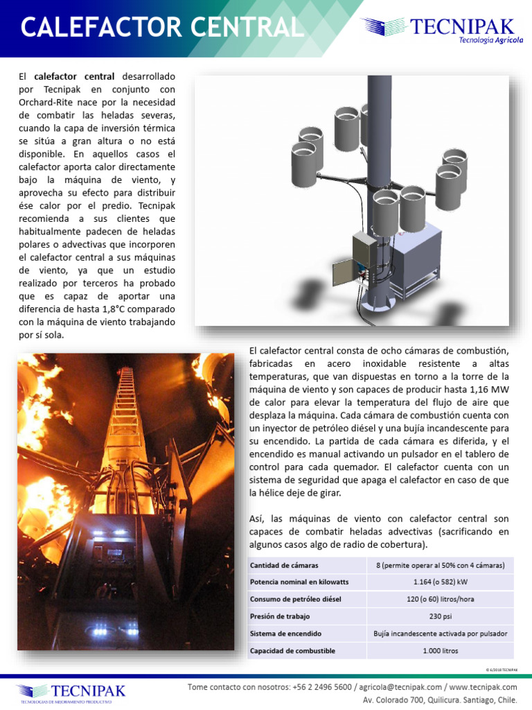 Tecnipak_FT_Calefactor_Central_20200128 | PDF | Herida | Tecnología energética
