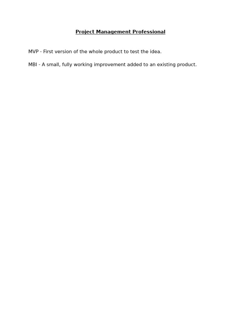 Project Management Professional | PDF