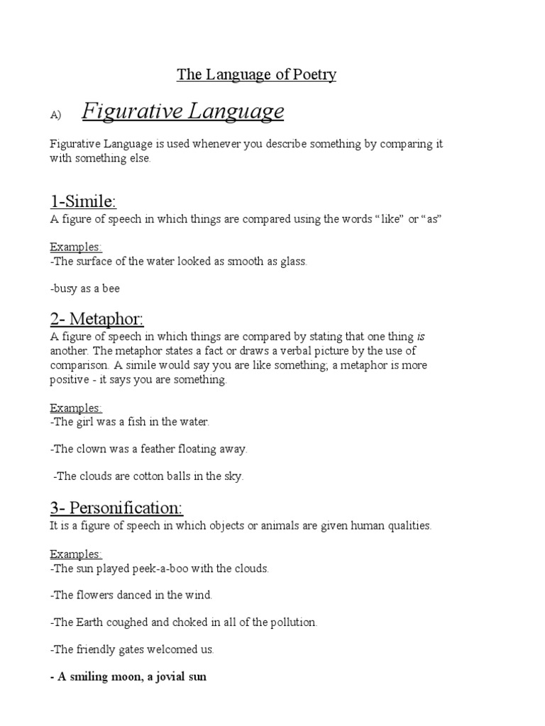 The Language of Poetry | PDF | Languages | Poetry