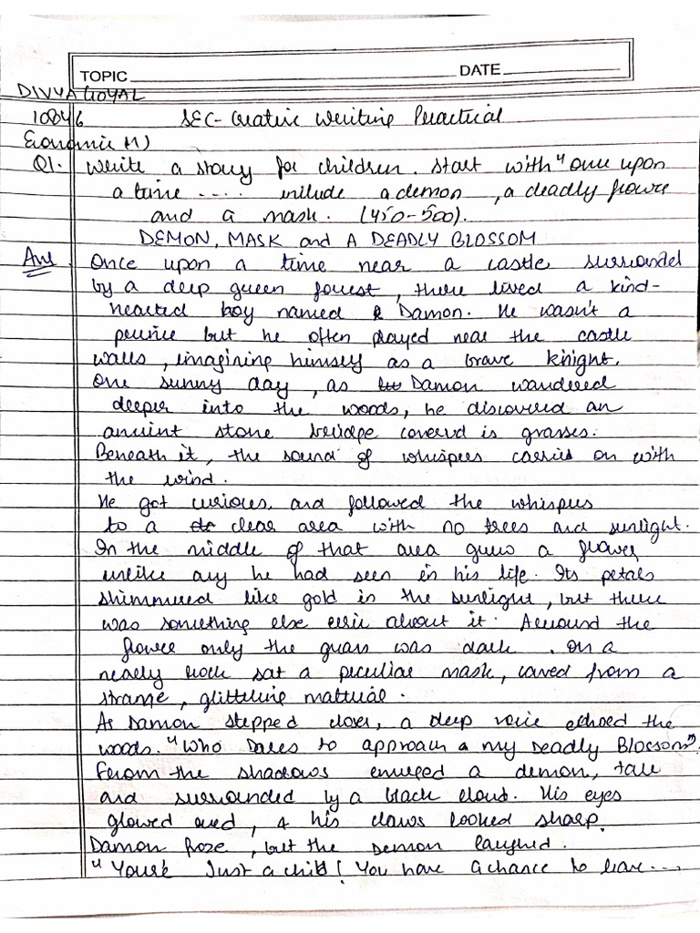 Creative Writing | PDF