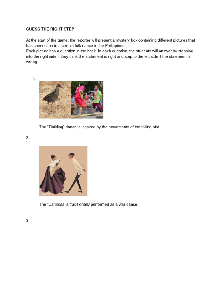 Guess The Right Step | PDF